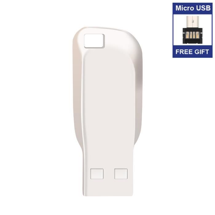 Clé USB,clé USB étanche de type c ou micro adaptateur,support à mémoire ...