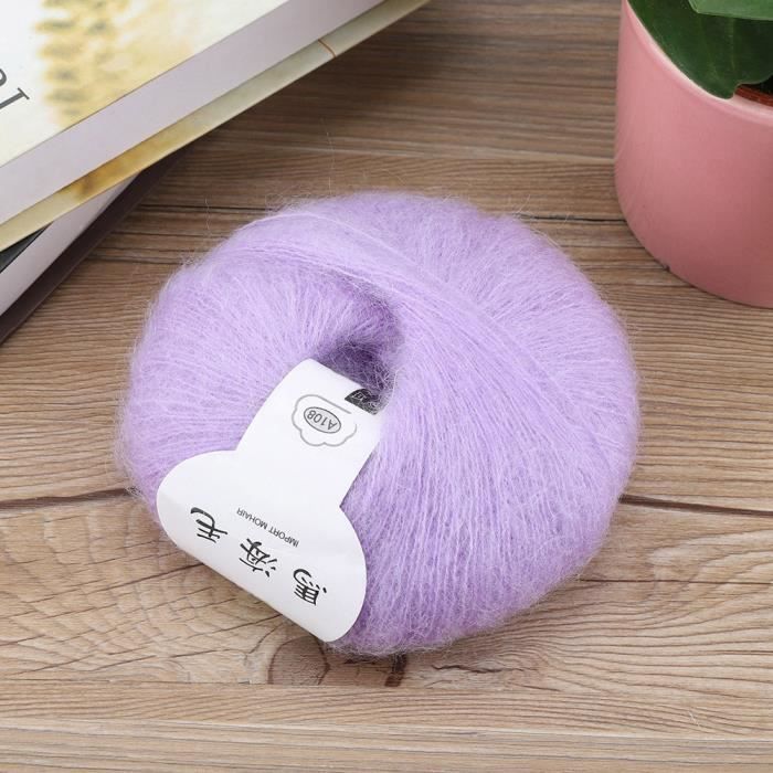 Cikonielf fil de laine à tricoter Mohair doux tricot laine fil ...