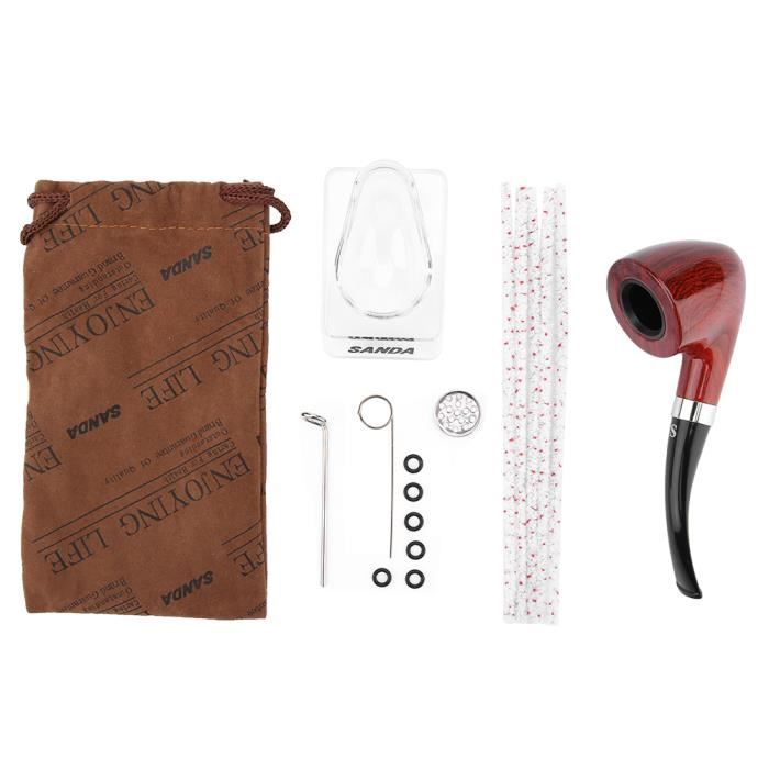 Pipe À Cigarettes Pipe À Fumée Avec Filtre Pipe À Fumée En Bois, Pipe À ...