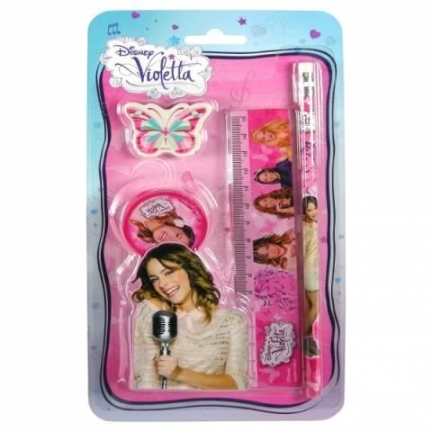 VIOLETTA SET PAPETERIE - FOURNITURES SCOLAIRES - Cdiscount Beaux-Arts ...