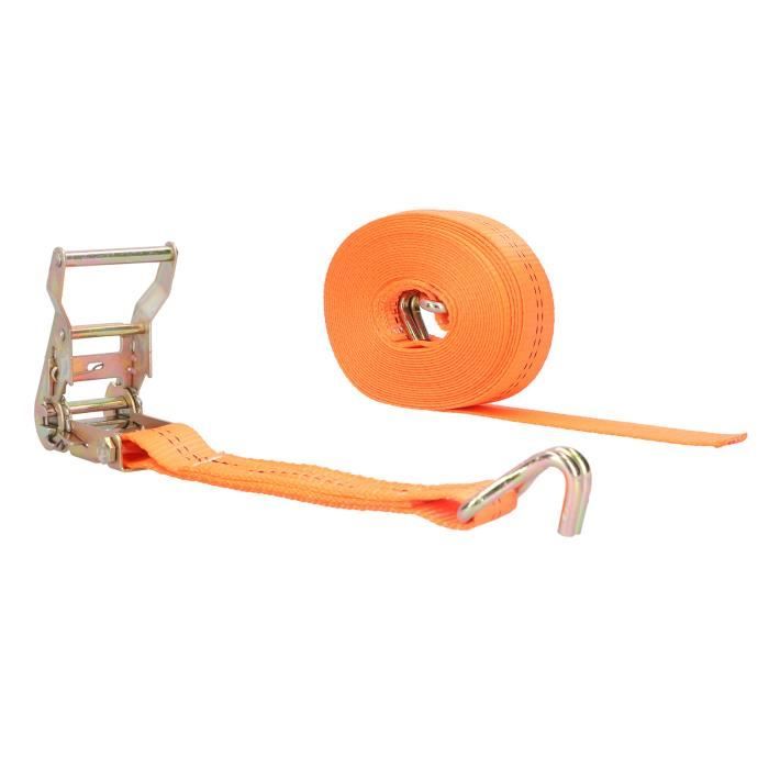 EJ.life sangle d'attache de charge Sangle d'arrimage à cliquet 38 mm x ...