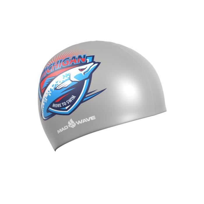 Bonnet de bain Mad Wave Michigan - silver - TU - Cdiscount Sport