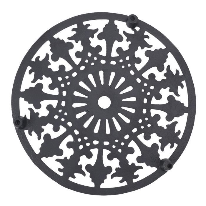 Dessous de plat en fonte - PWSHYMI - Rond - Antidérapant - Vintage - Résistant à la rouille ...