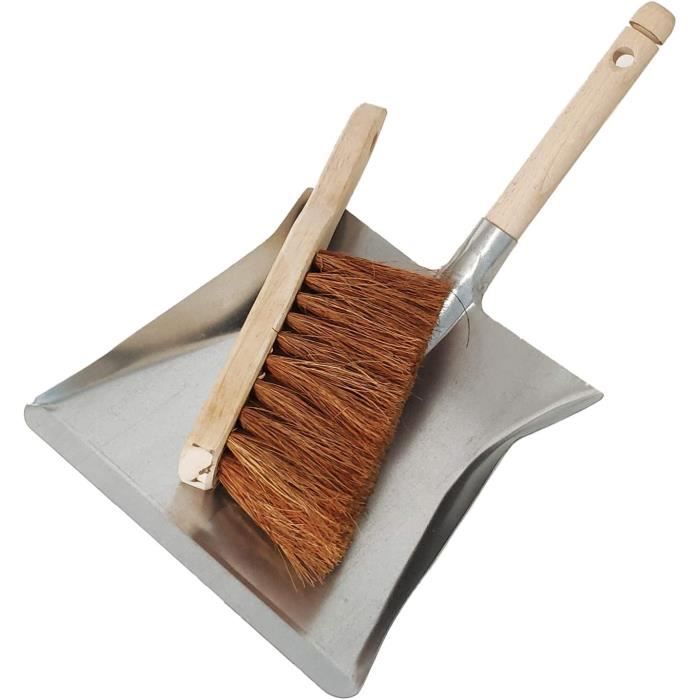 Lead Home Ensemble pelle et balayette avec poils en coco, balayette, balayette, pelle et ...