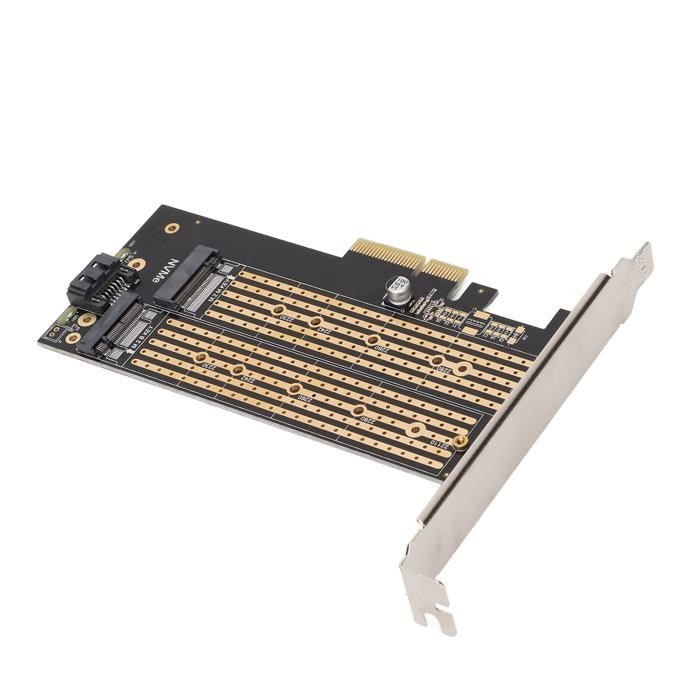 Carte adaptateur - SURENHAP - Double M.2 SSD vers PCIE 4X - Interface ...
