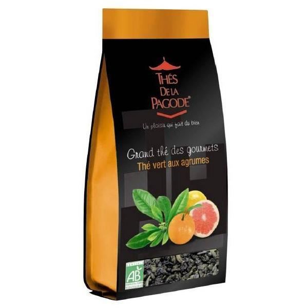 The Vert Aux Agrumes Bio* 100 G Sachets - Cdiscount Au quotidien