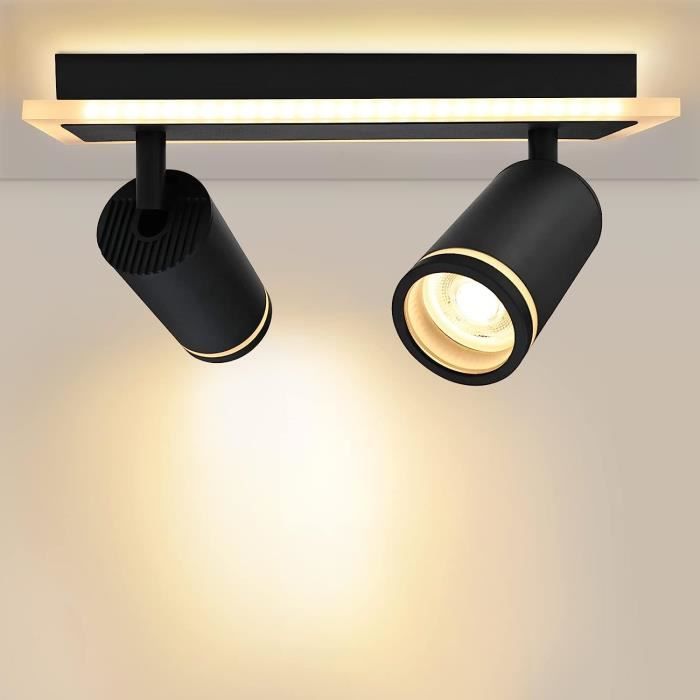 Plafonnier Led 2 Spot, Spots De Plafond Plafonnier Pivotants ...