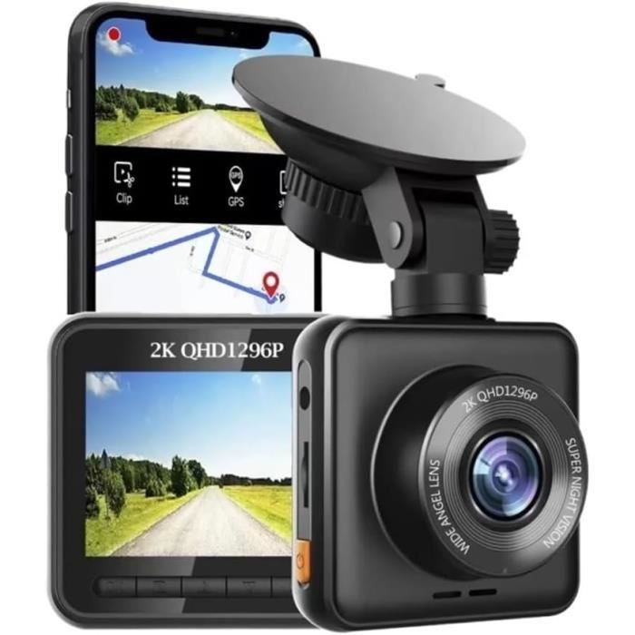 Dashcam Caméra Tableau Bord 2K Pour Caméra Voiture Wifi Gps Dvr Para ...