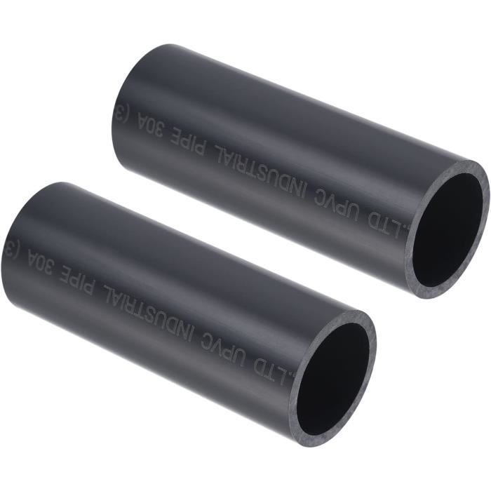 2 Paquet Upvc Tuyau Raccord - Eau Tube Raccord Connecteur, Dn38 Droit ...