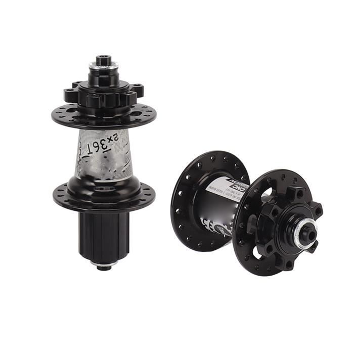 Moyeu de roue avant et arrière de vélo VGEBY - 32 trous, 6 griffes, 72 ...