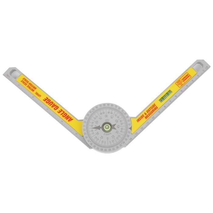 Vvikizy règle d'angle Jauge d'angle de 360 degrés bricolage rapporteur ...