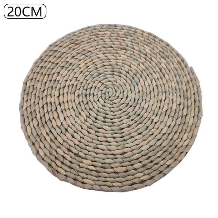 20cm-Brown-Napperon de Table en jacinthe, antidérapant, de haute ...