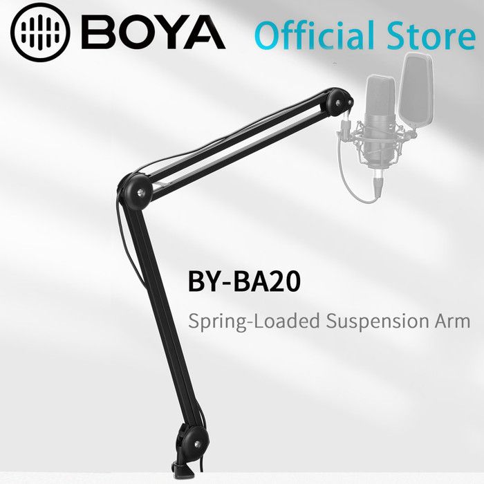Bras de suspension - BOYA - BY-BA20 - Noir - 55 cm - 62 cm - Adaptateur ...