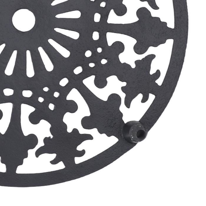 Dessous de plat en fonte - PWSHYMI - Rond - Antidérapant - Vintage - Résistant à la rouille ...