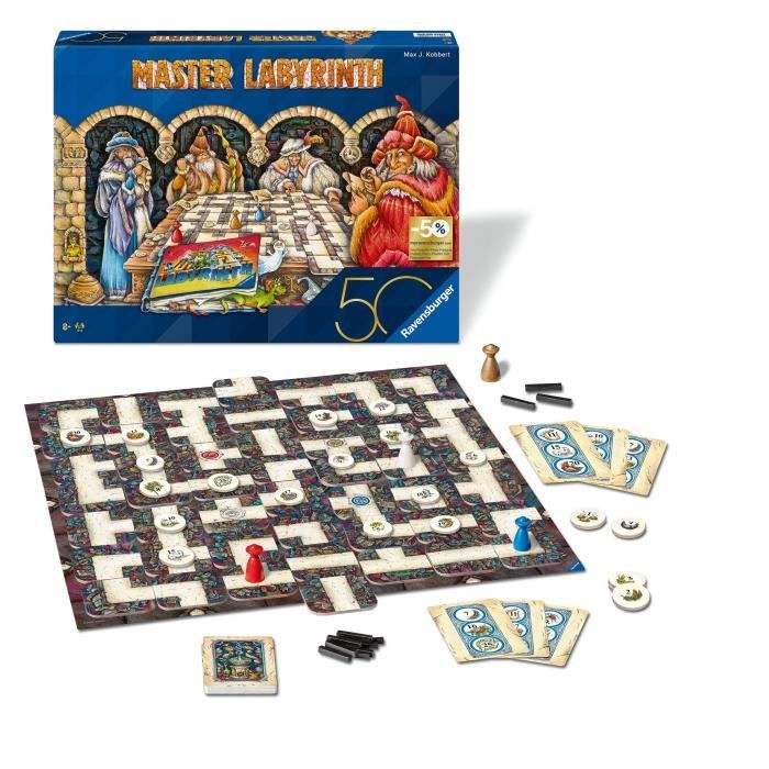 Labyrinthe Master, Jeux de société, Jeu de réflexion famille, 2 à 4 ...