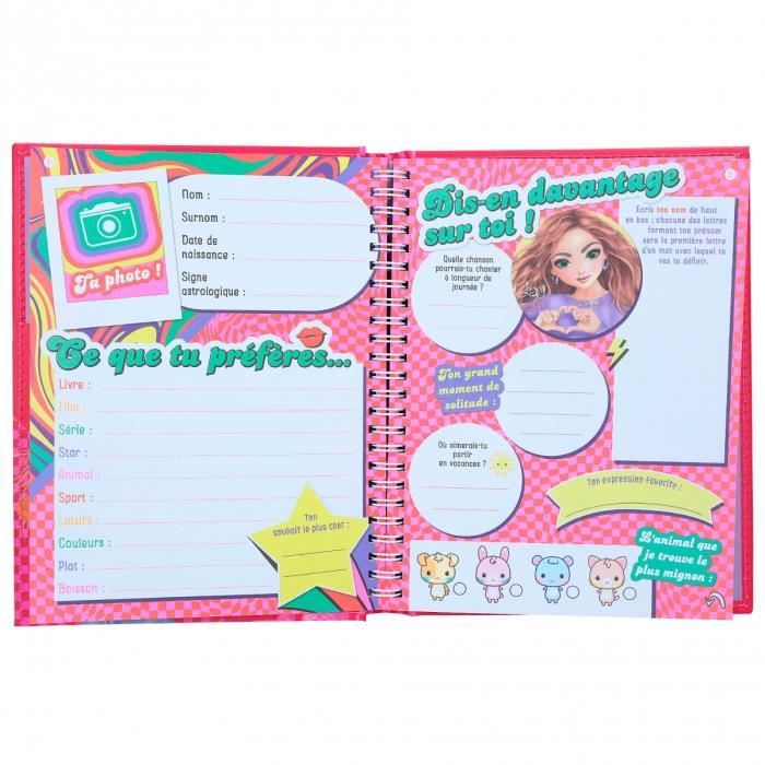 Mon livre de l'amitié (amis) TOPModel modèle Mon journal BFF (Best ...