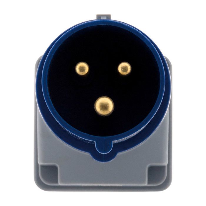 Adaptateur compact sans câble femelle 16A 2P+T en mâle CEE17 pour ...