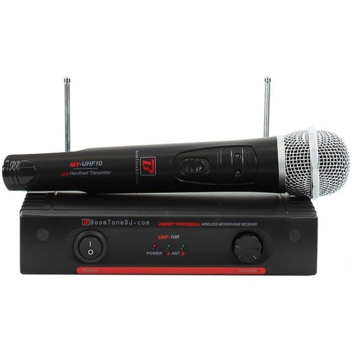 Boomtone DJ UHF 10M F6 - Micro chant sans fil HF - Cdiscount TV Son Photo