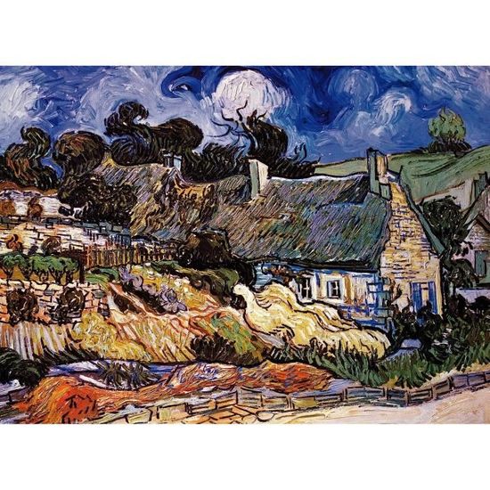 Puzzles 1000 Pièces Vincent Van Gogh'S Adult Cottage In Codeville 70 X ...