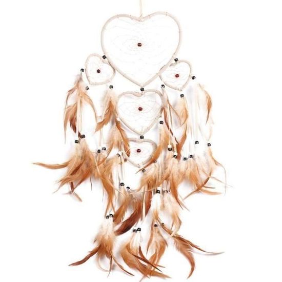 Cloud-Carillons attrape vent en plumes filet artisanal pour accrocher ...