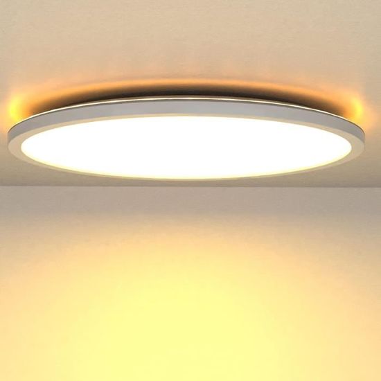 Led Ceiling Light Flat, Round Ceiling Light 3000 K Warm White, 18 W ...