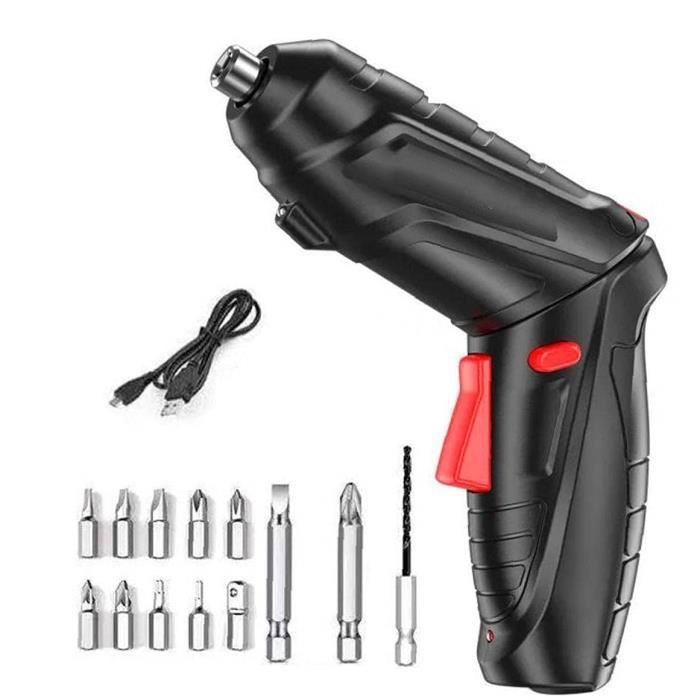 Perceuse Portative Électrique sans Fil avec Poignée, 16PCS, Résistante ...