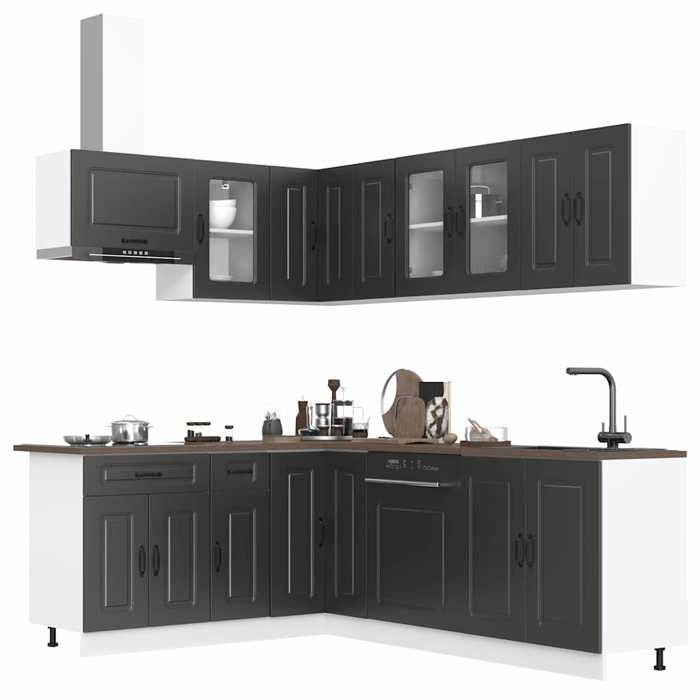 Meuble cuisine,charge 65 kg,Design Moderne,Ensemble d'armoires de ...