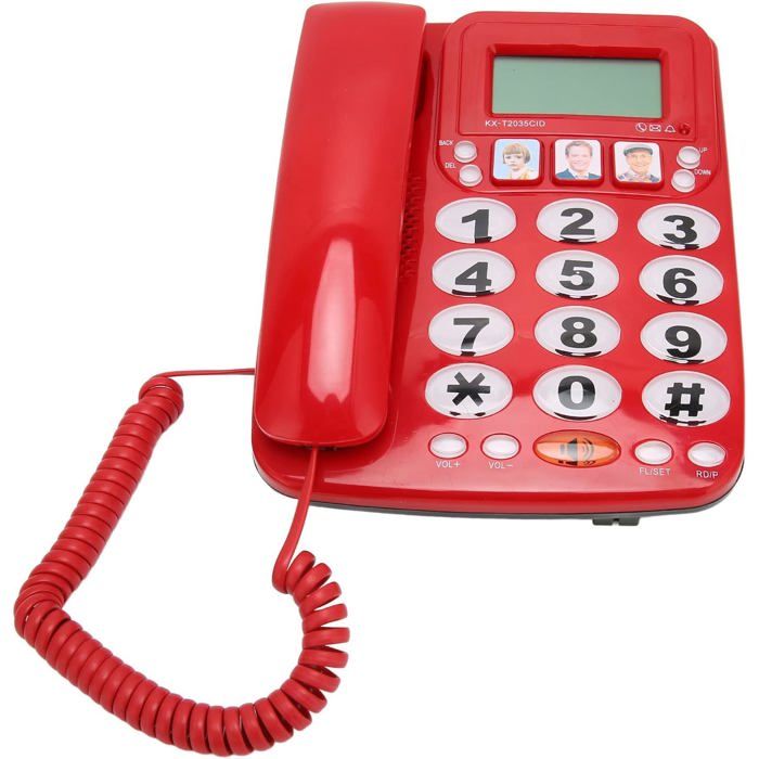 Téléphone À Gros Boutons Pour Les Personnes Âgées,Les Boutons D'Image ...