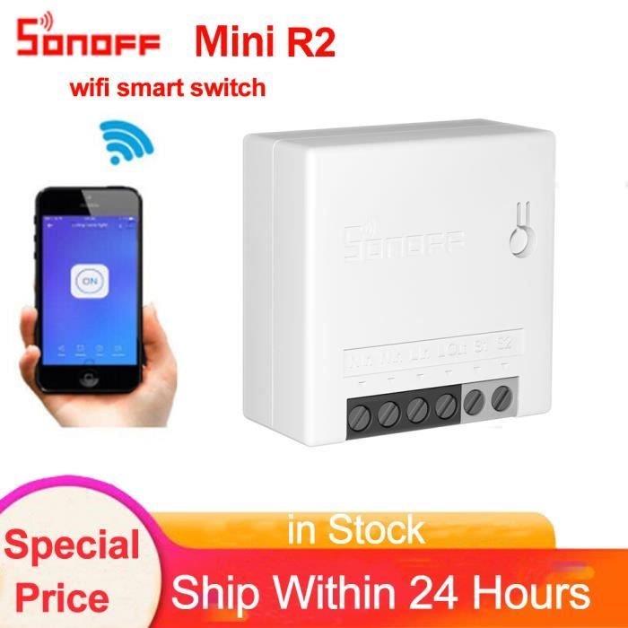 Sonoff Mini R2-Commutateur intelligent WiFi bidirectionnel pour la ...