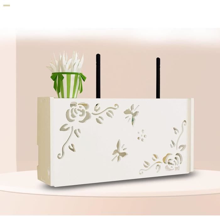 Rangement Box Internet Mural Étagère Tv Rangement Boîte Mural Petit ...
