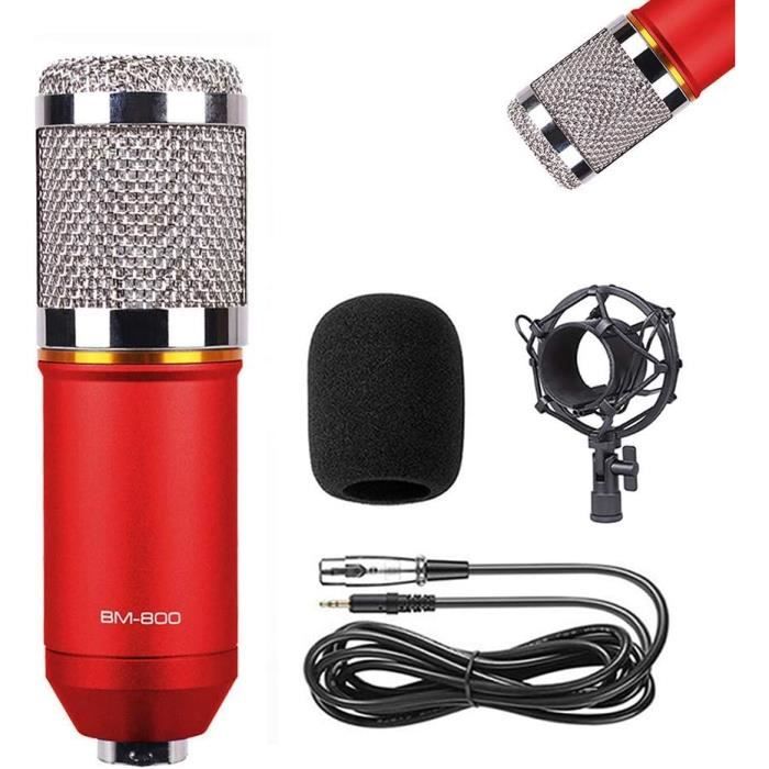 Kit Microphone À Condensateur Bm-800 Micro Gaming Microphone, Podcast ...