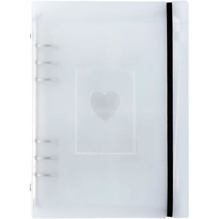 Classeur D'Cartes Photo Kpop - Album Photocard Givré À Feuilles Mobiles ...