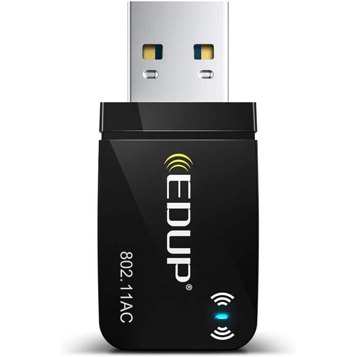 Mini USB WiFi Adapter 1300Mbps USB 3.0 WiFi Dongle 802.11 ac Wireless ...
