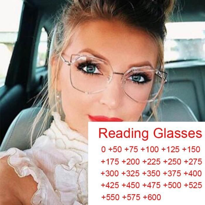 Lunettes de lecture yeux de chat pour femmes, marque Unique de styliste ...