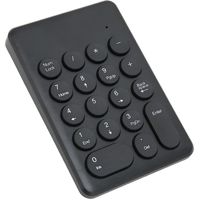 Clavier Numérique Sans Fil, Pavé Numérique 18 Touches Avec Récepteur ...