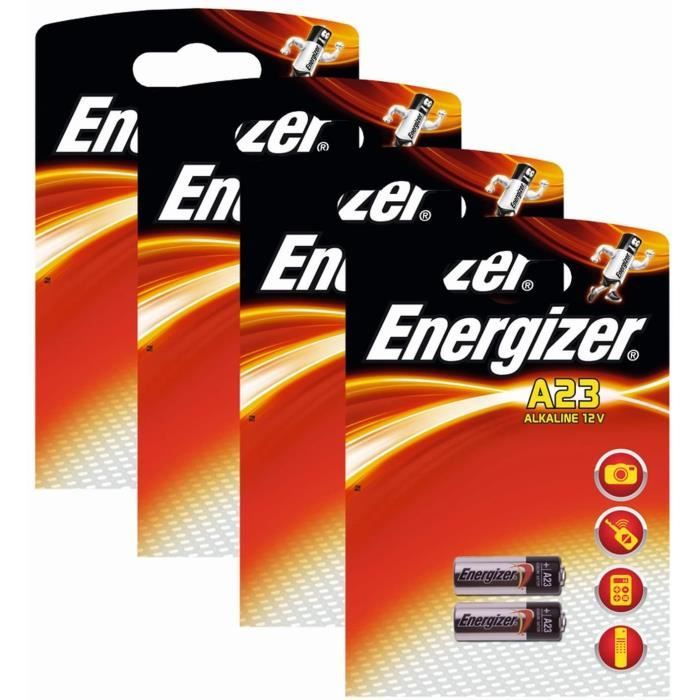 PILES Energizer originale batterie spéciale Alcaline A23 (12 volts, 4x ...