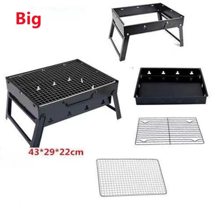 Grande taille Barbecue à Charbon Portable T1, Pliable et Épais, pour l ...