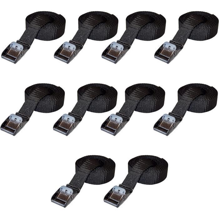 Lot De 10 Sangles D'Arrimage Eco Strap En 30 % Recyclé - 20 Mm X 1,5 M ...
