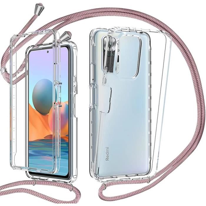 Collier Coque Xiaomi Redmi Note 10 Pro Transparent Silicone Protection ...