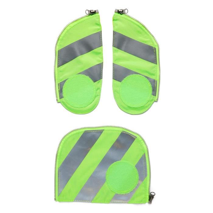 Ergobag Reflector Stripes Safety Set Green [199292] - Sac-Zip cartable ...