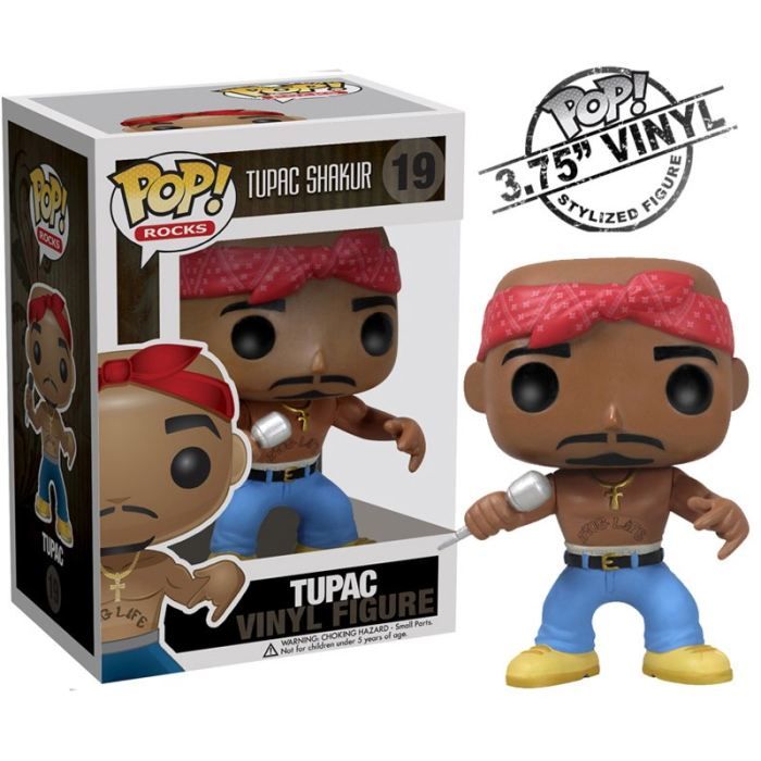 Tupac - Figurine bobble head de Tupac - Funko Pop - Cdiscount Jeux - Jouets