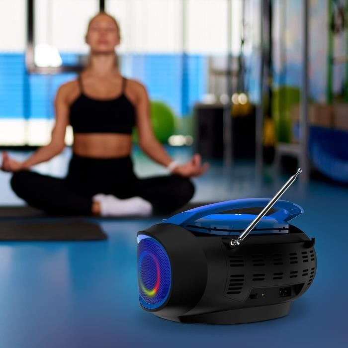 KLIM Boombox Poste Radio CD - Nouveauté 2024 Radio FM,Poste CD ...