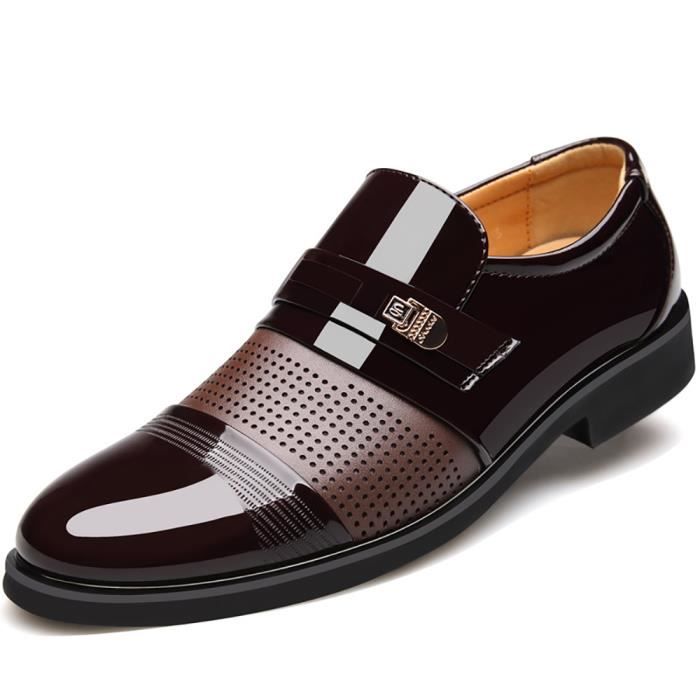 Chaussures Été Ajouré pour Hommes en Cuir Microfibre de Qualité ...