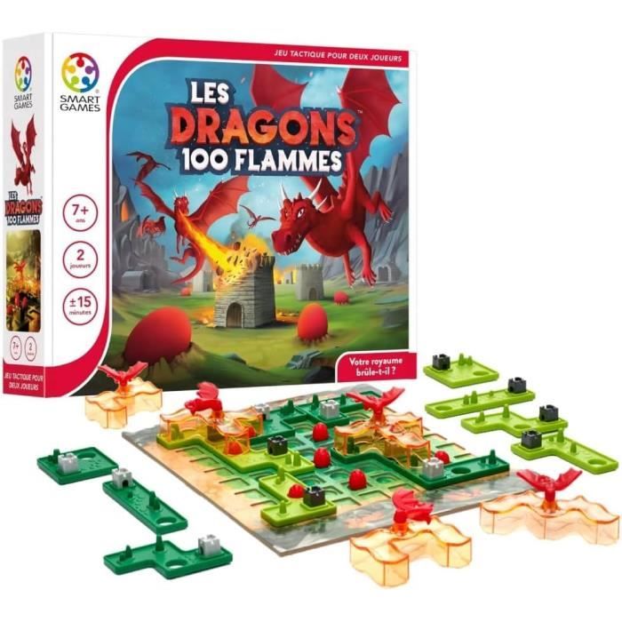 Les Dragons 100 Flammes Gouvernez Le Royaume Jeu De Societe Jeu De ...