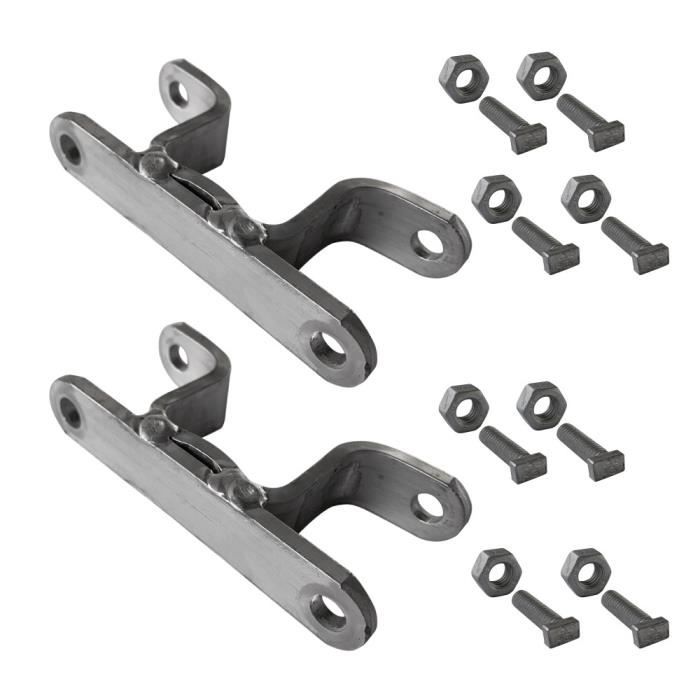 Bride de fixation pour poteau Bride simple ou double avec boulonnerie ...