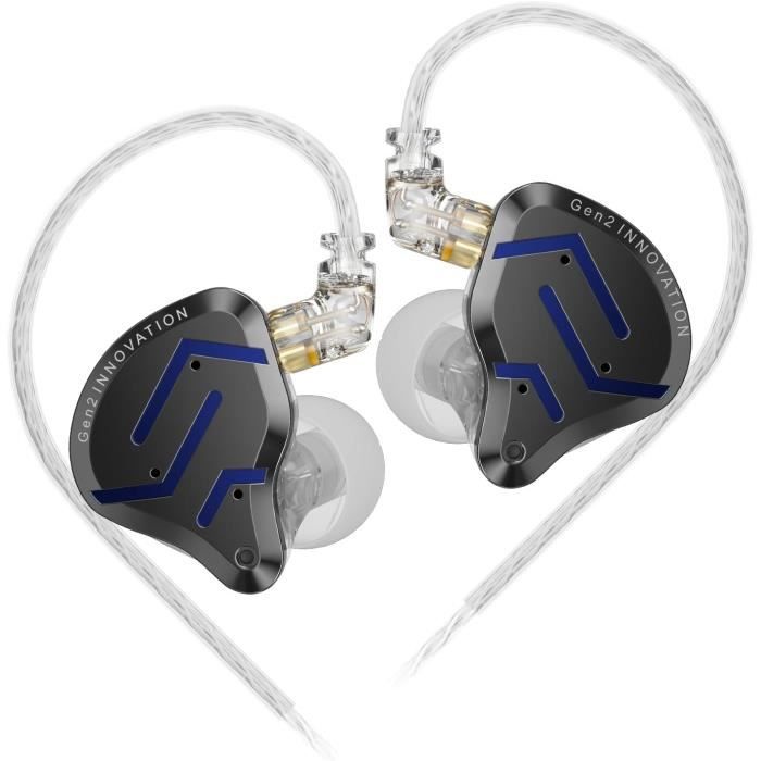 KZ ZSN Pro 2 Écouteurs filaires IEM avec Suppression du Bruit, Pilote Dynamique Super linéaire ...