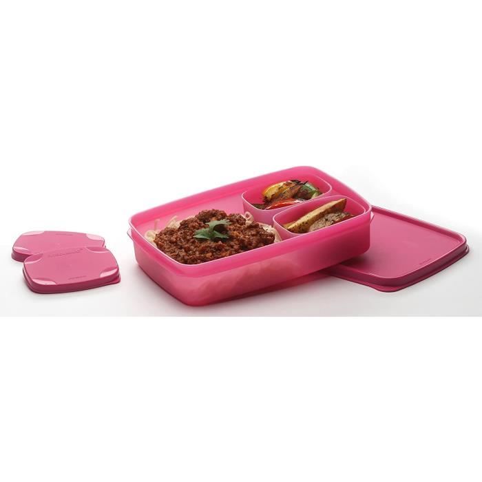 Signoraware Compact Lunch Box Set, 850ml, Set of 3, Pink283 - Cdiscount ...