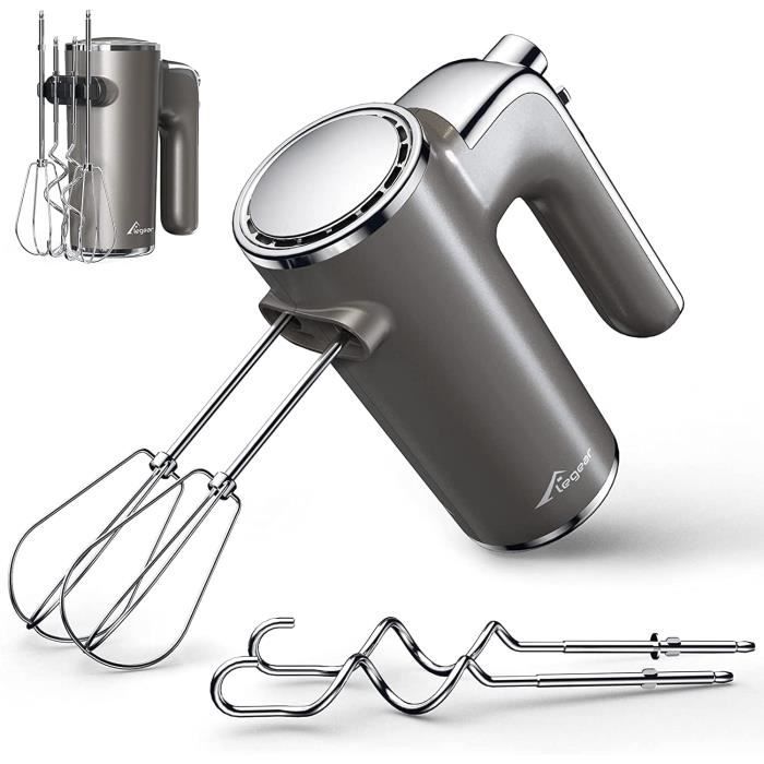 Elegear Batteur électrique Cuisine en Acier Inoxydable 400 W, Batteur à ...