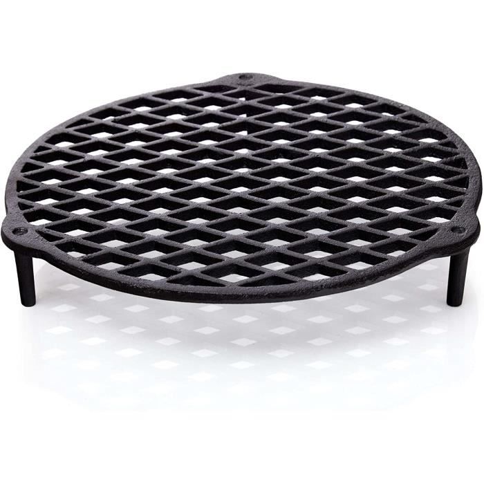 BBQ-Nerd© Grille empilable en fonte Ø 30 cm pour casserole de 13,6 l rt ...
