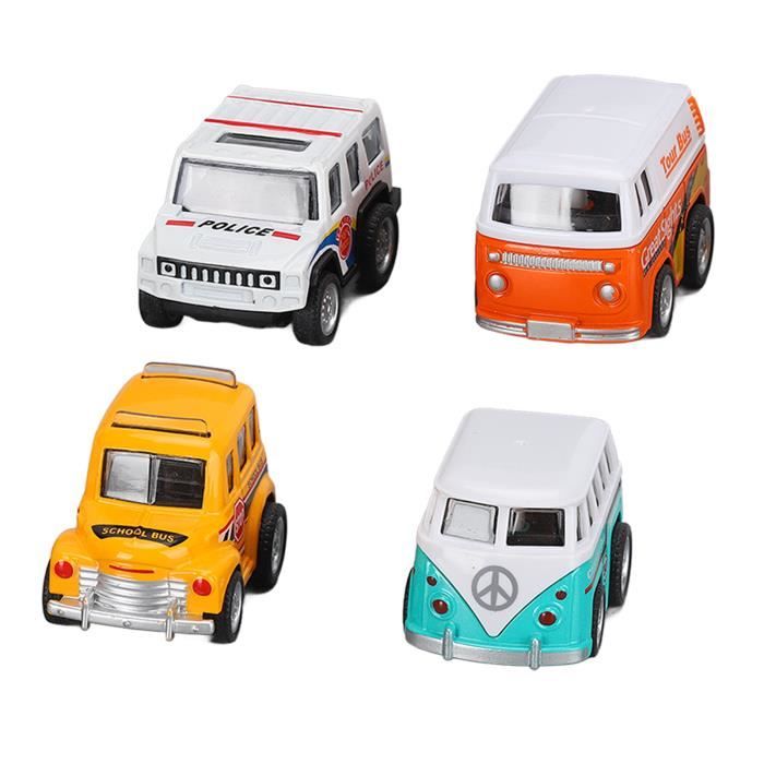 Zerone Mini Cartoon Car Kit, Die Cast Pull Back Car Model for Kids jeux ...